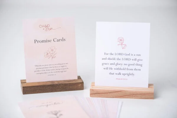 Card Stand - Hand Crafted - Chad and Erin