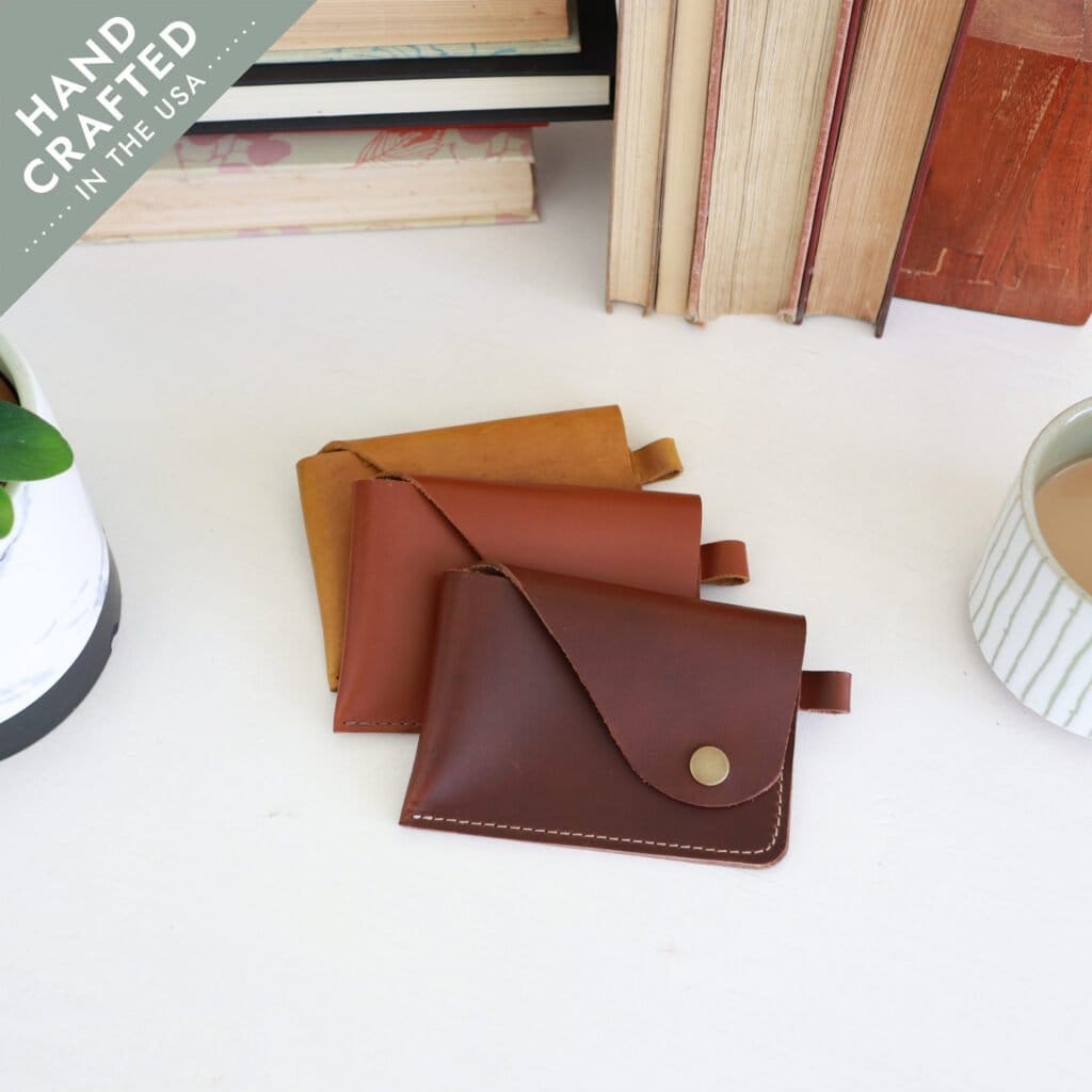 Leather Snap Holder - Chad & Erin
